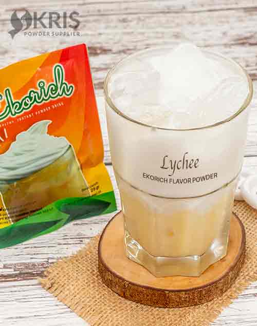 Bubuk Minuman - EKORICH Lychee Sachet 25 gr - KRIS POWDER SUPPLIER