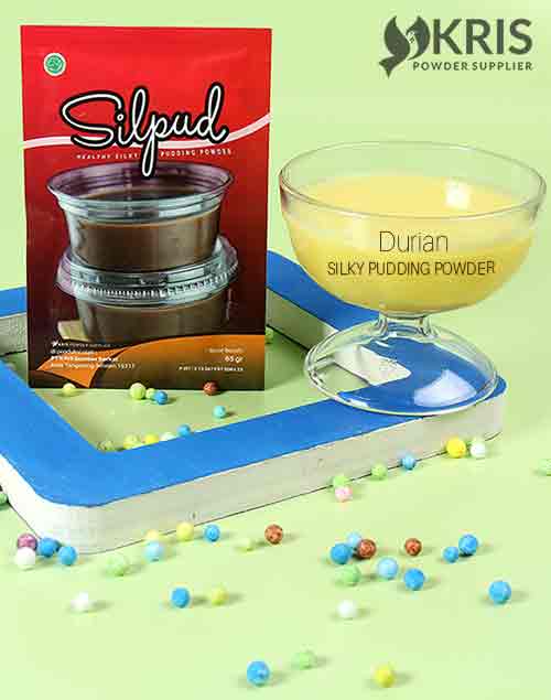 bubuk pudding durian Silky pudding kemasan 65 gr - KRIS POWDER SUPPLIER