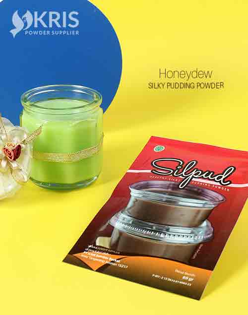 bubuk pudding honeydew Silky pudding kemasan 65 gr - KRIS POWDER SUPPLIER