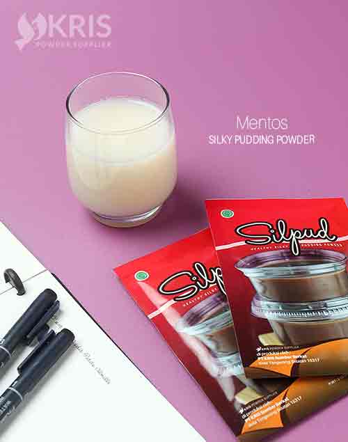 bubuk pudding peppermint Silky pudding kemasan 650 gr - KRIS POWDER ...