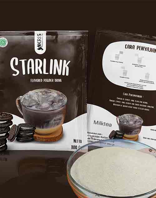 Bubuk minuman Milktea Starlink kemasan 1000 gr - Tangerang