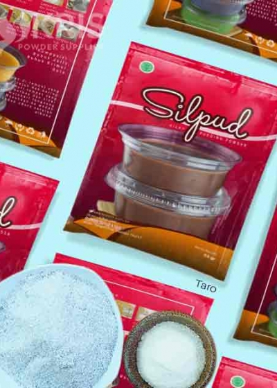 bubuk pudding taro Silky pudding kemasan 65 gr - KRIS POWDER SUPPLIER