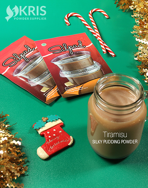bubuk pudding tiramisu Silky pudding kemasan 65 gr - KRIS POWDER SUPPLIER