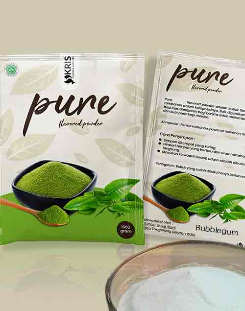 Bubuk perisa makanan bubblegum pure kemasan 1000 gr - KRIS POWDER SUPPLIER