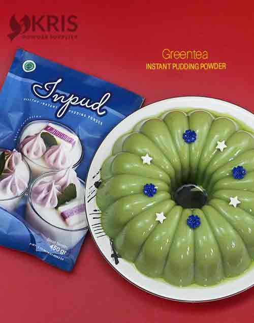 Bubuk pudding greentea instant pudding kemasan 450 gr - KRIS POWDER ...