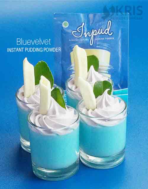Bubuk pudding bluevelvet instant pudding kemasan 45 gr - KRIS POWDER ...