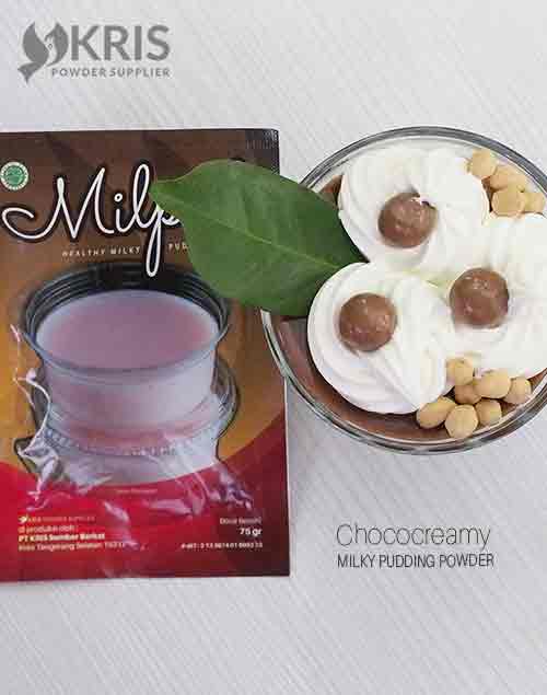 bubuk pudding chococreamy Milky pudding kemasan 75 gr - KRIS POWDER ...
