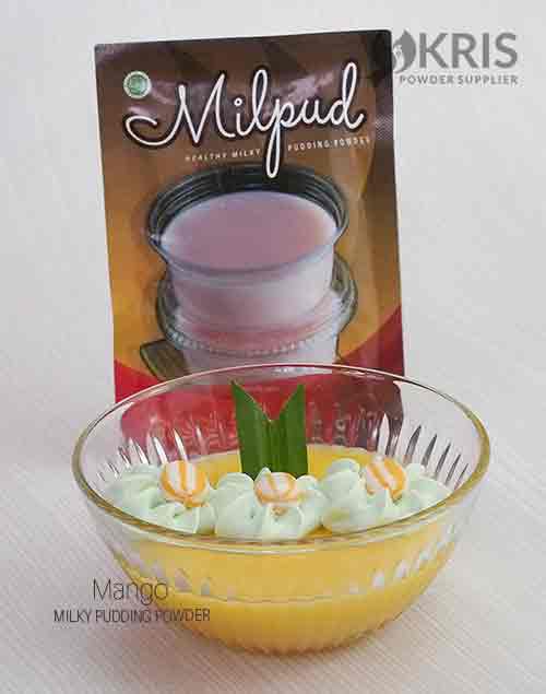 bubuk pudding mango Milky pudding kemasan 75 gr - KRIS POWDER SUPPLIER