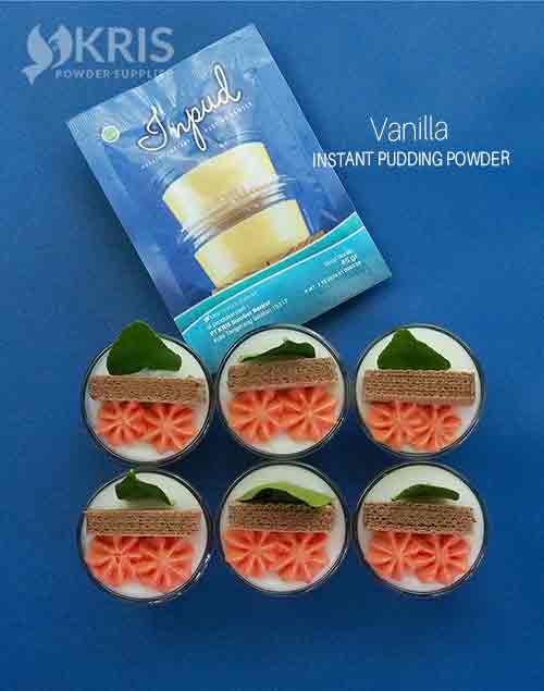 Bubuk pudding vanilla instant pudding kemasan 45 gr - KRIS POWDER SUPPLIER