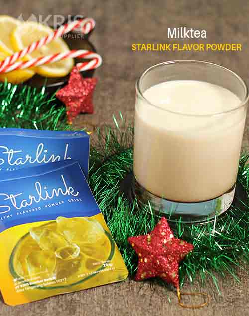 Bubuk minuman Milktea Starlink kemasan 25 gr - Tangerang