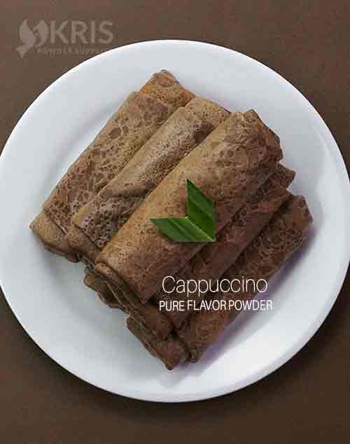 Bubuk perisa makanan cappuccino pure kemasan 1000 gr - KRIS POWDER SUPPLIER