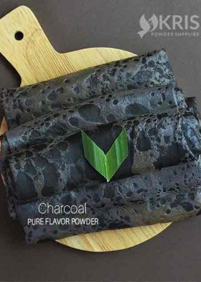 Bubuk perisa makanan charcoal pure kemasan 1000 gr - KRIS POWDER SUPPLIER