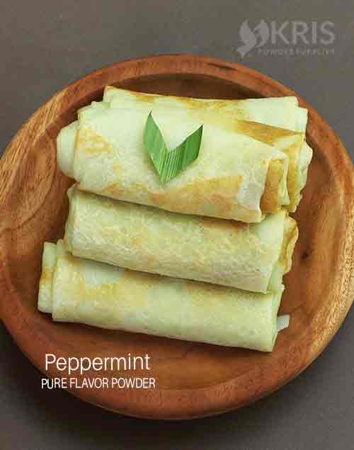 Bubuk perisa makanan peppermint pure kemasan 1000 gr - KRIS POWDER SUPPLIER