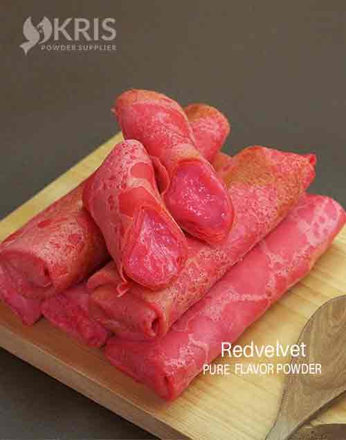 Bubuk perisa makanan redvelvet pure kemasan 1000 gr - KRIS POWDER SUPPLIER