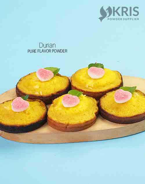 Bubuk perisa makanan durian pure kemasan 50 gr - KRIS POWDER SUPPLIER