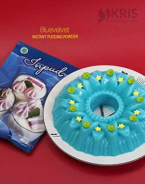 Bubuk pudding bluevelvet instant pudding kemasan 450 gr - KRIS POWDER ...