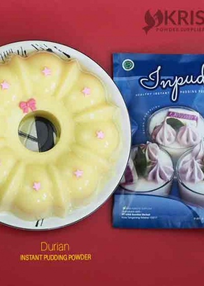 Bubuk pudding durian instant pudding kemasan 450 gr - KRIS POWDER SUPPLIER