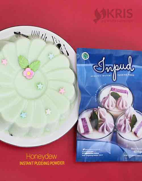 Bubuk pudding honeydew instant pudding kemasan 450 gr - KRIS POWDER ...
